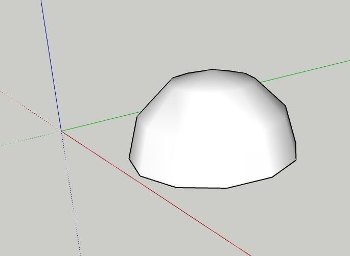 hemisphere ball free 3D model 3D printable | CGTrader