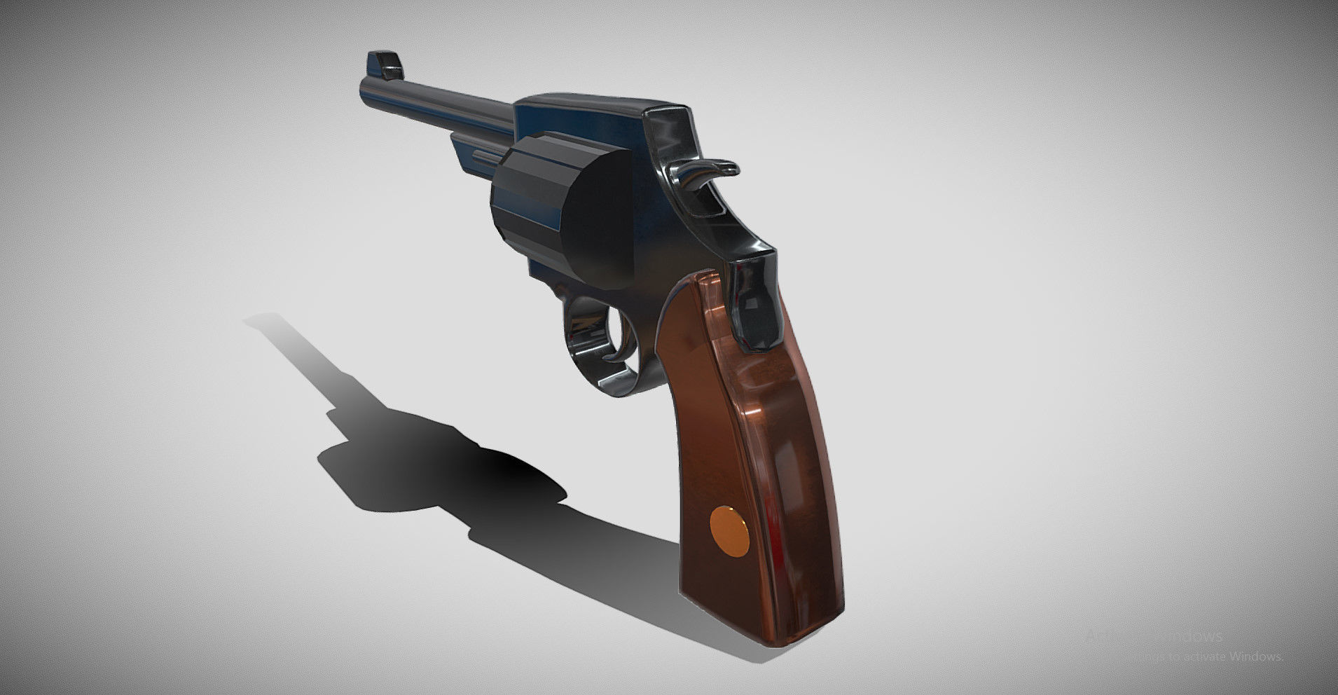 Revolver Gun 3D model | CGTrader