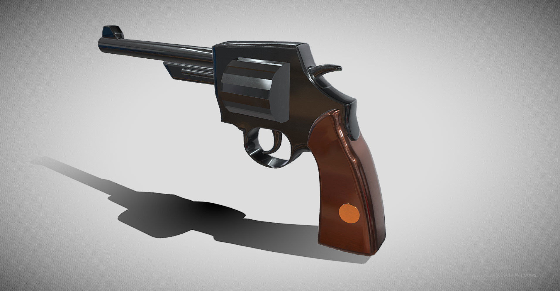 Revolver Gun 3D model | CGTrader