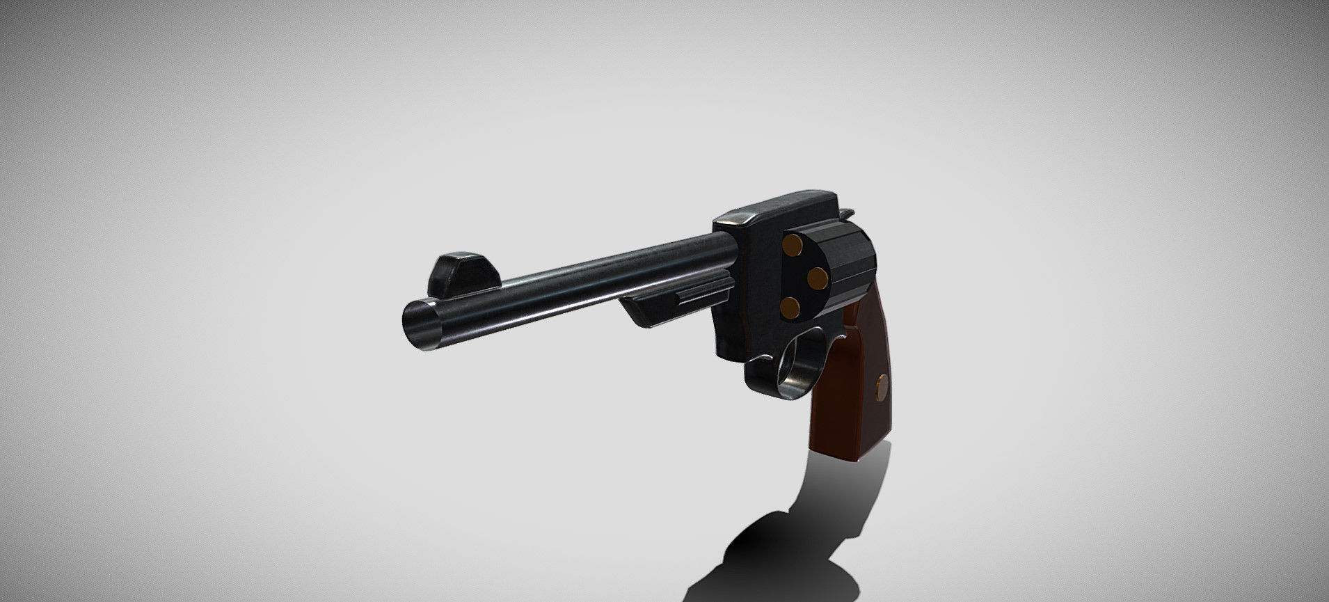 Revolver Gun 3D model | CGTrader