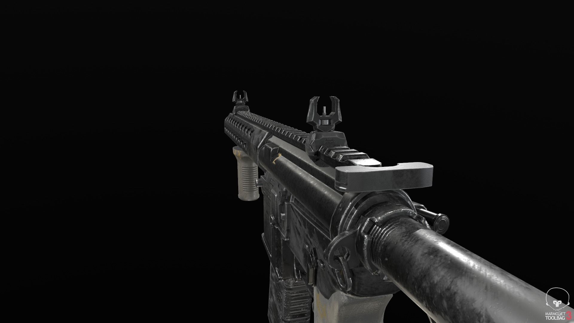 Zbroyar Z-15 AR-15 M4A4 LOW POLY MODEL FREE free VR / AR / low-poly 3D ...