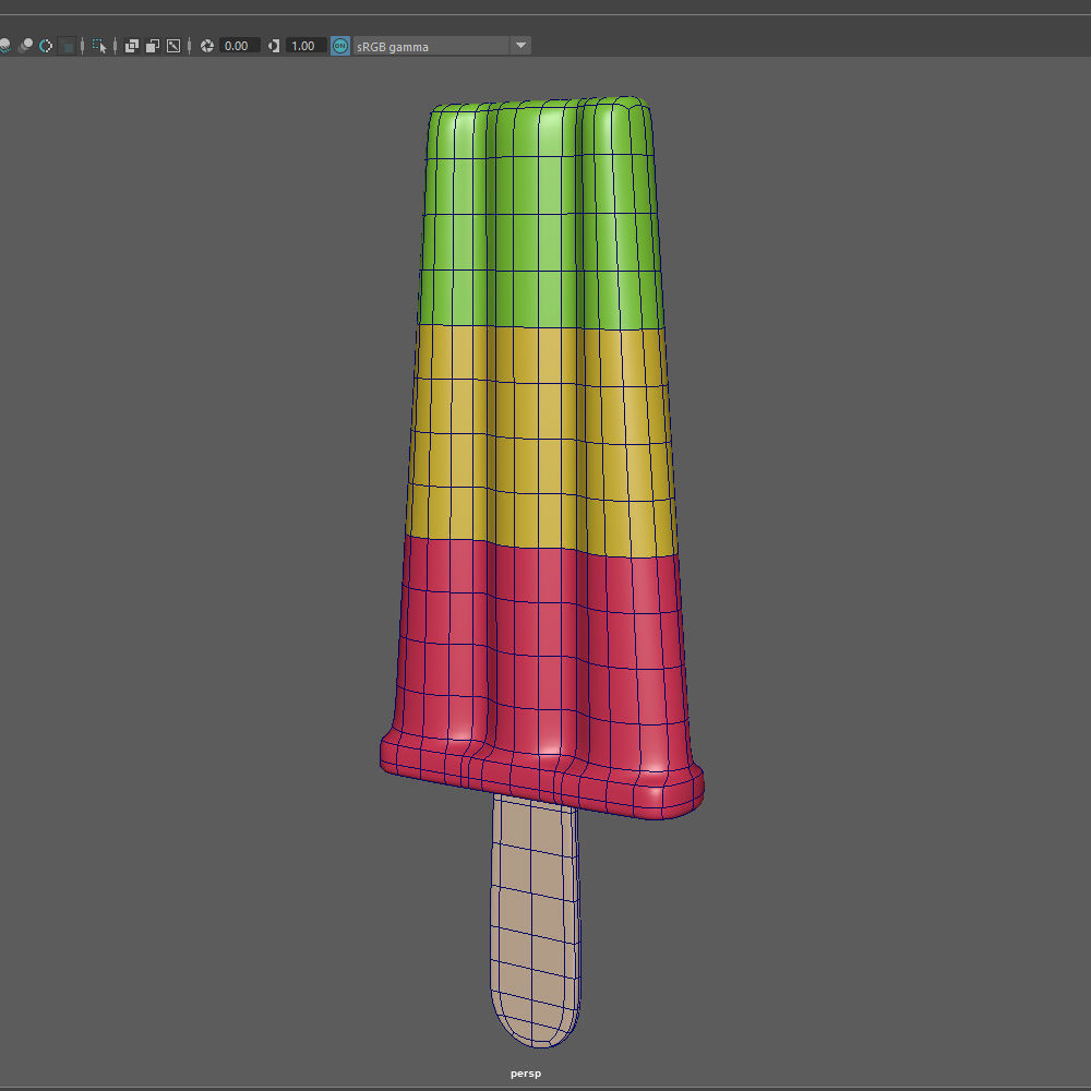 Ice Cream cartoon 3D model | CGTrader