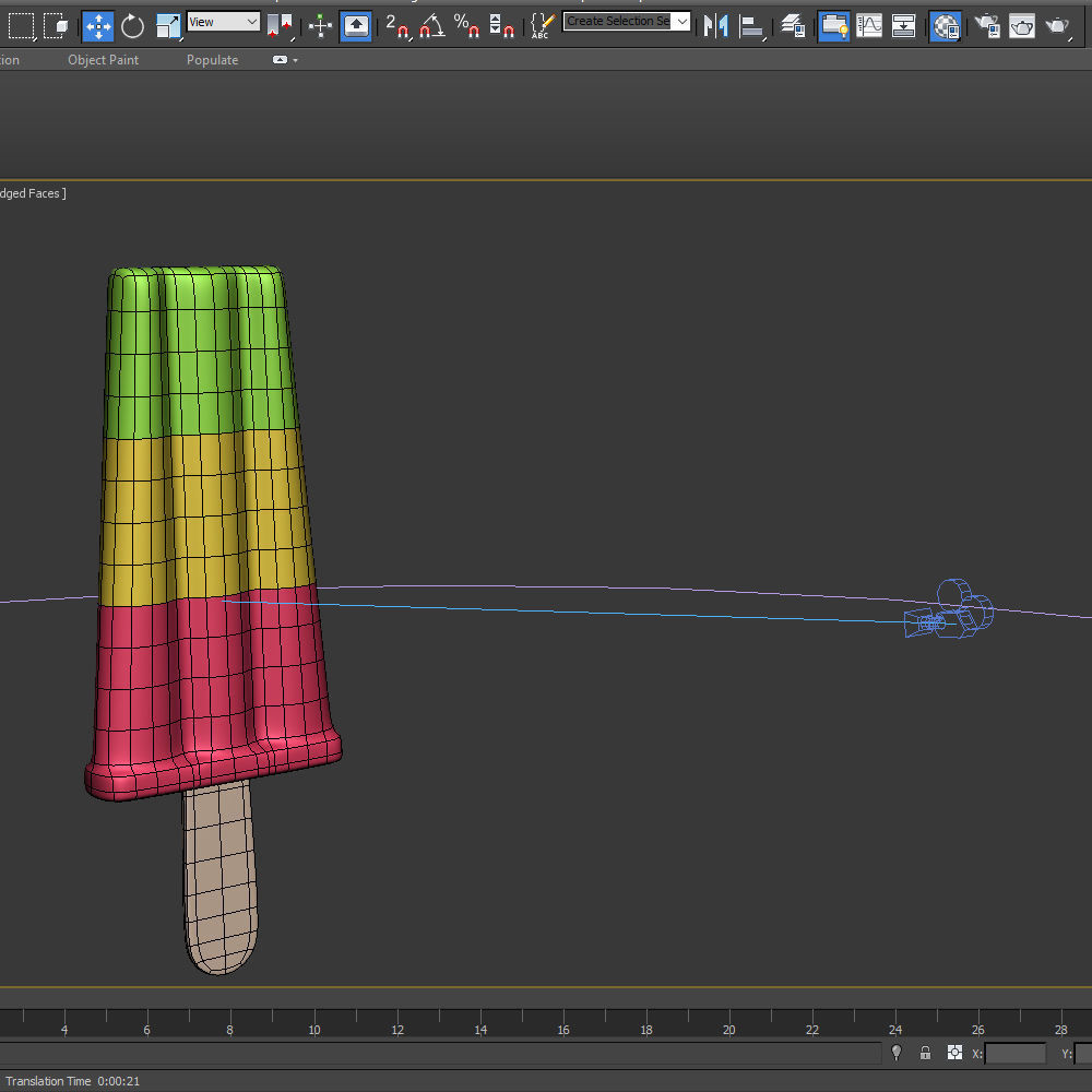 Ice Cream cartoon 3D model | CGTrader