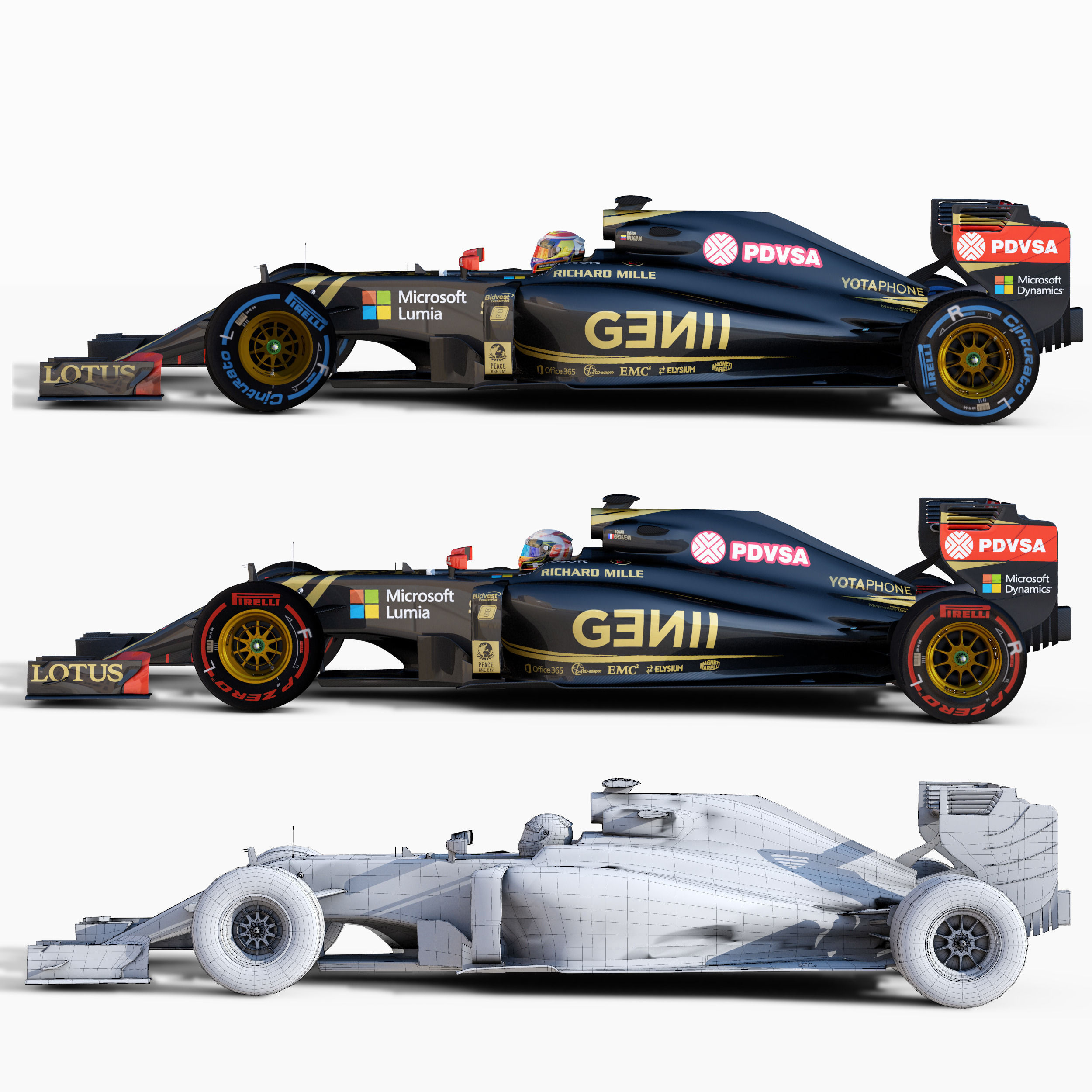 3D model Lotus E23 Hybrid VR / AR / low-poly rigged | CGTrader