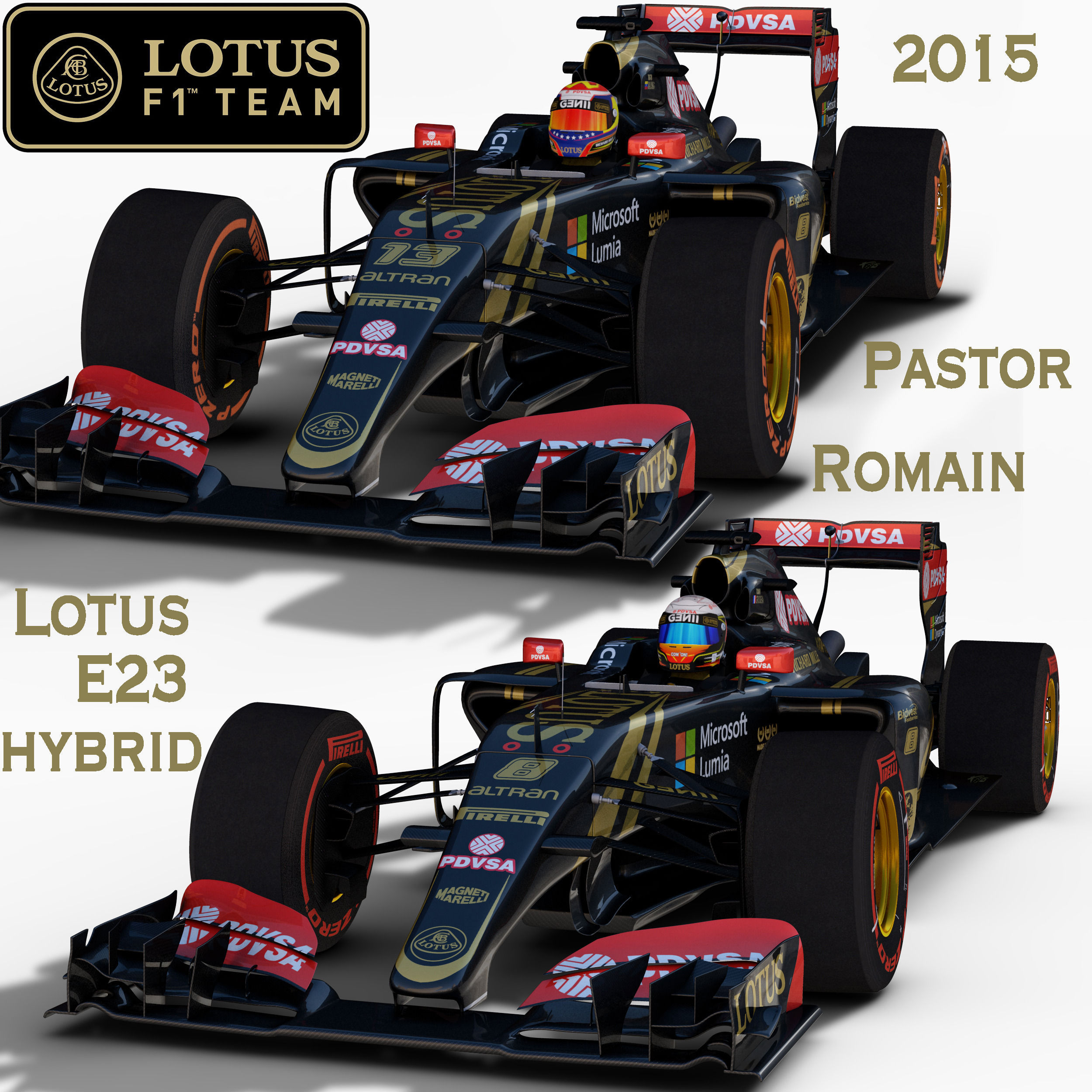 3D model Lotus E23 Hybrid VR / AR / low-poly rigged | CGTrader