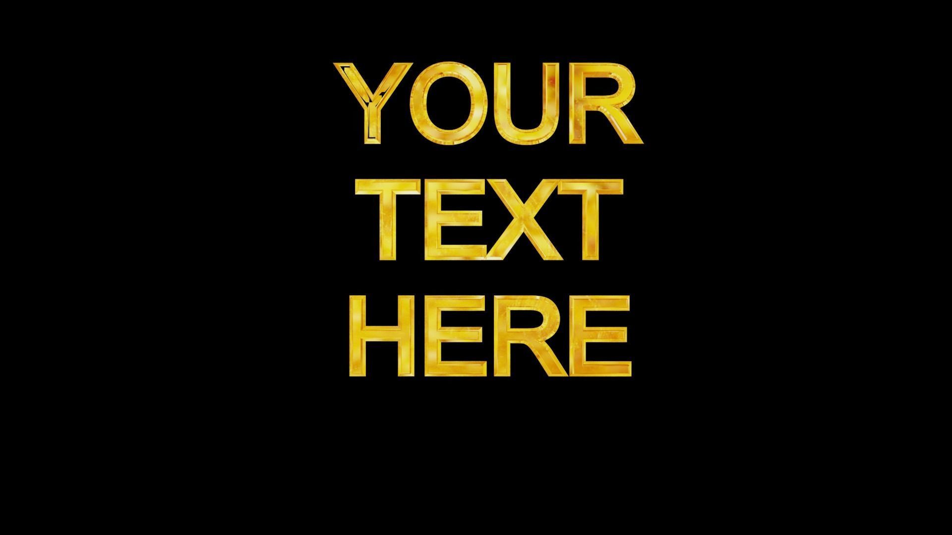 Animated Text 3D model | CGTrader