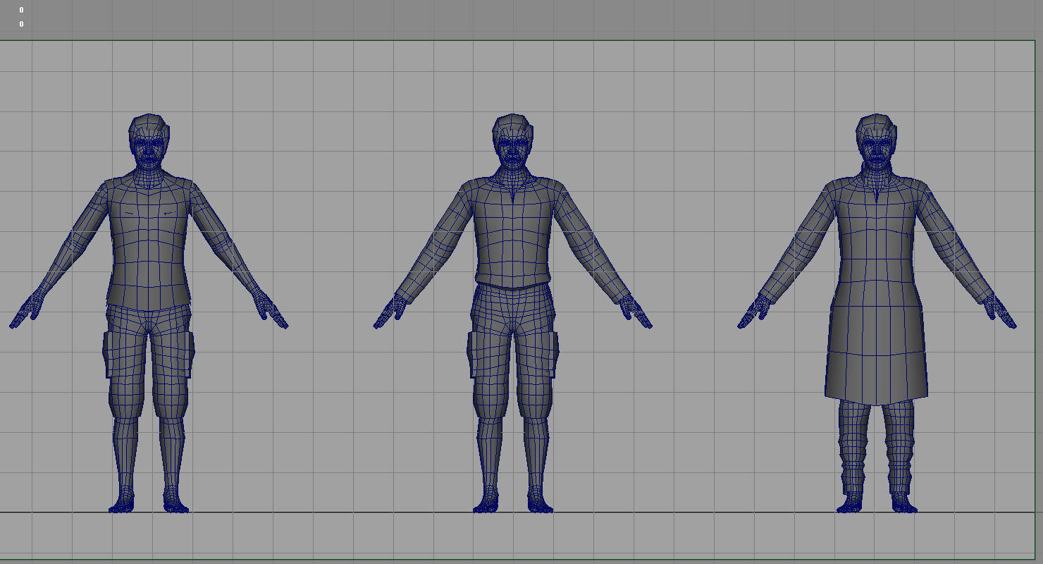 32 costumes character 3d models collection 3D model | CGTrader