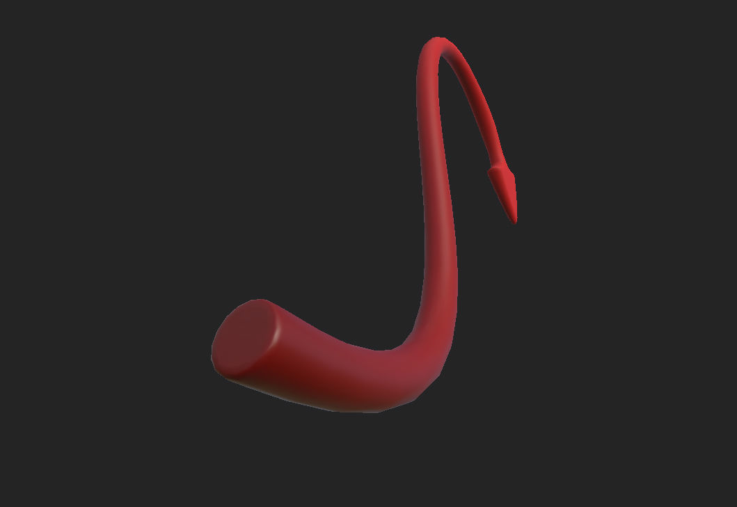 3D model Devil Tail VR / AR / low-poly | CGTrader