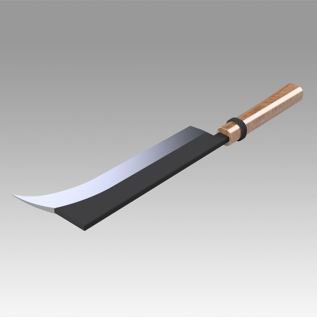 Higurashi When They Cry Rena Ryugu Sword Cosplay Weapon Prop 3D model ...