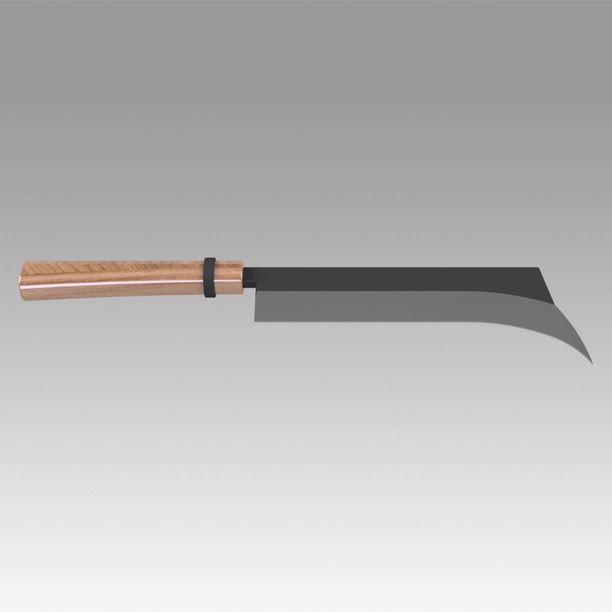 Higurashi When They Cry Rena Ryugu Sword Cosplay Weapon Prop 3D model ...