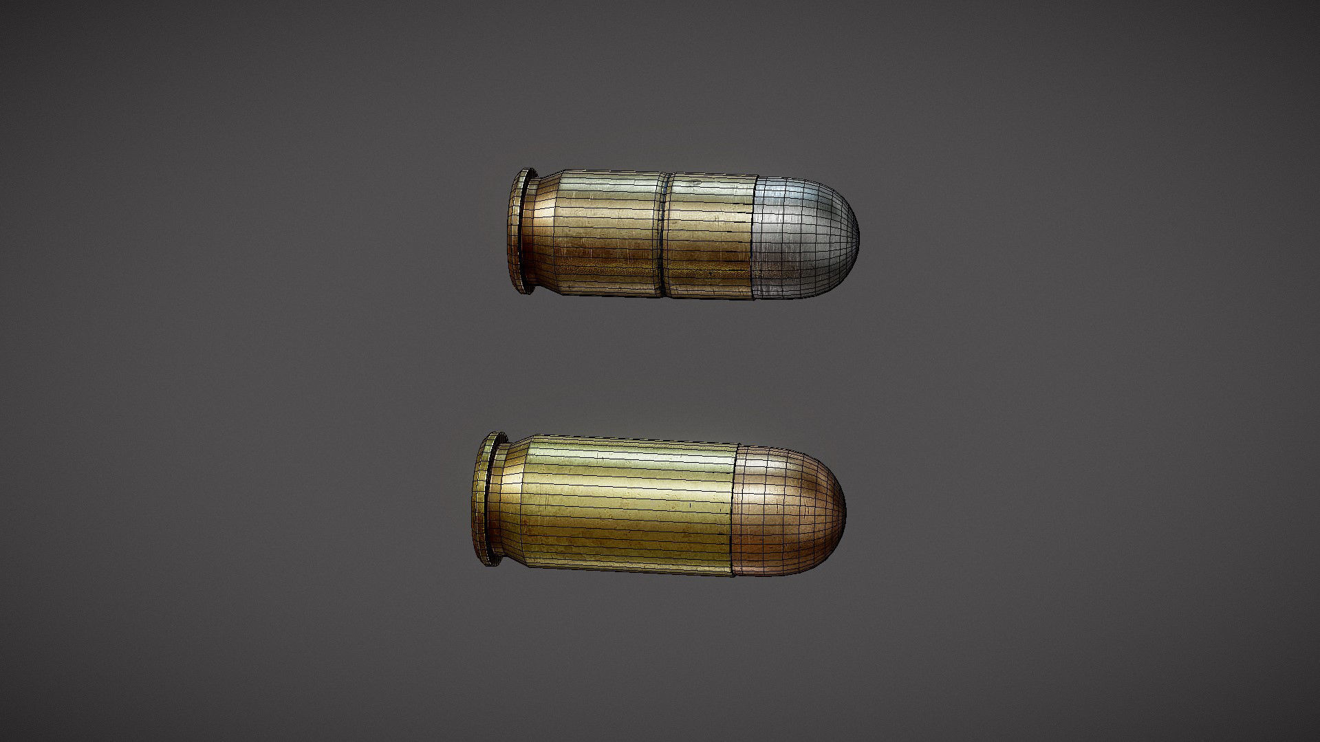 Bullets 45 ACP free VR / AR / low-poly 3D model | CGTrader