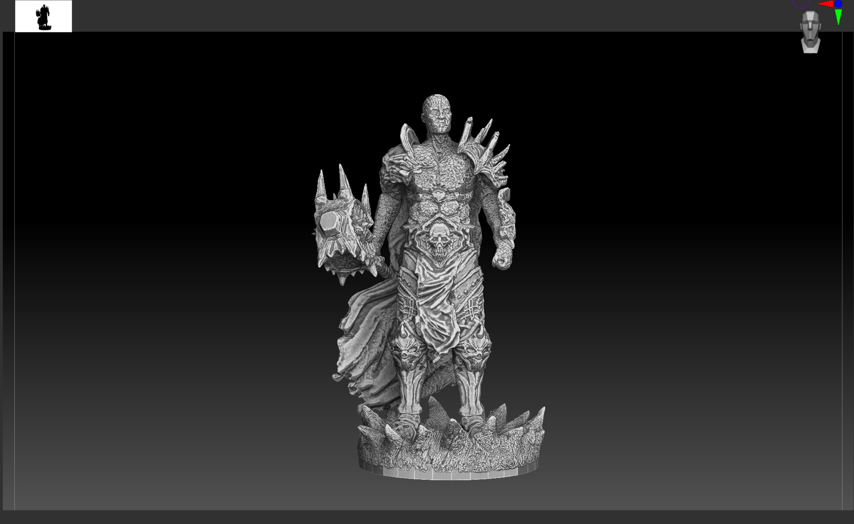 Bolvar Fordragon Lich King World of Warcraft 3D model 3D printable ...