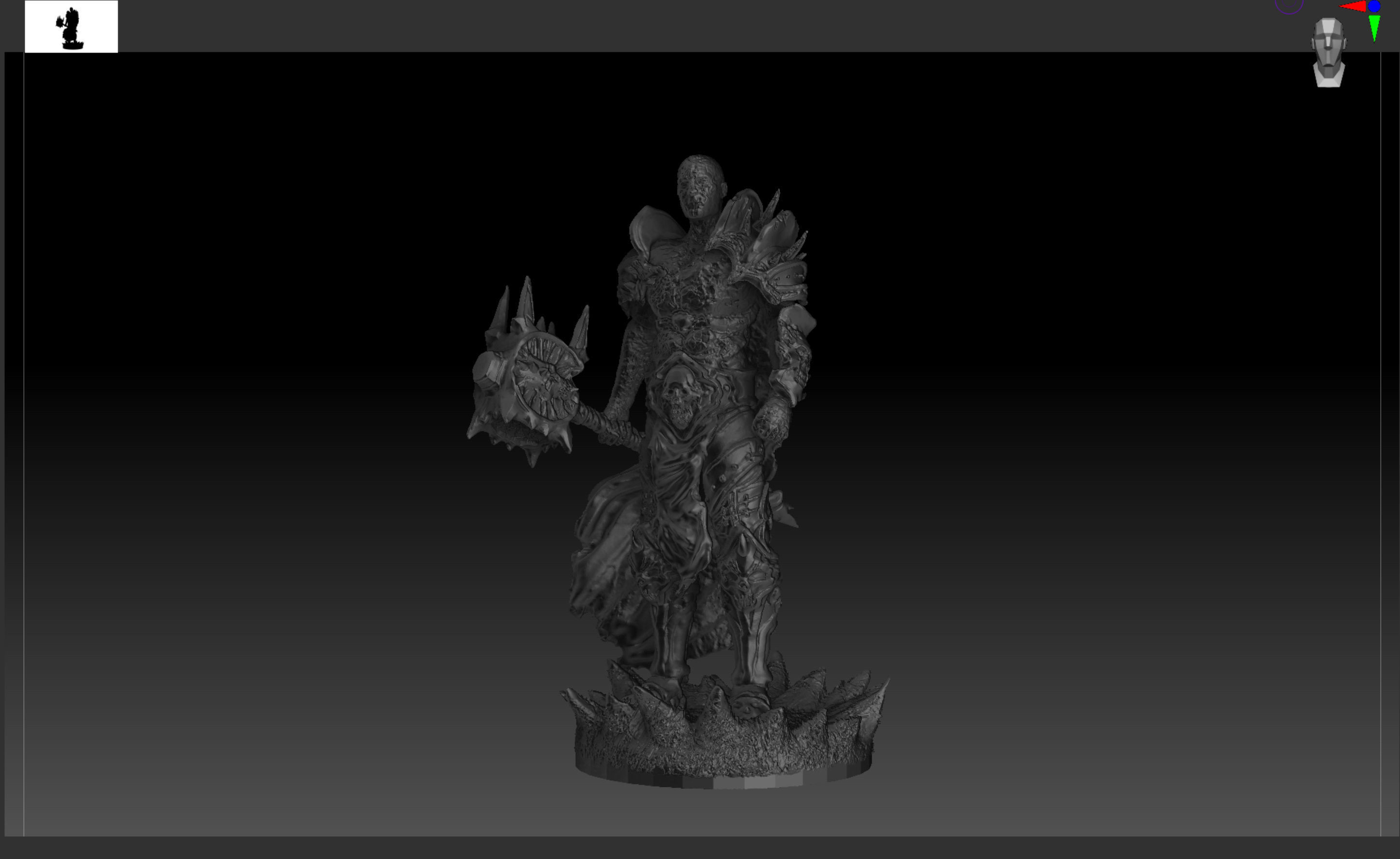 Bolvar Fordragon Lich King World of Warcraft 3D model 3D printable ...