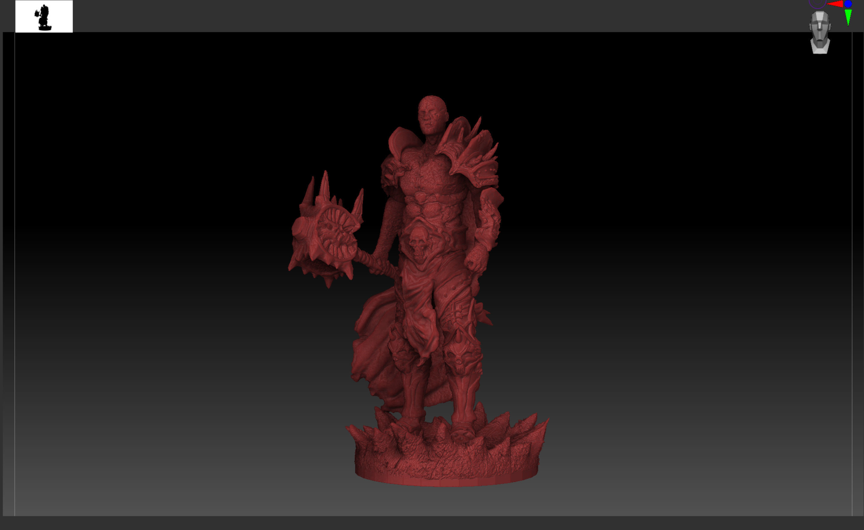 Bolvar Fordragon Lich King World of Warcraft 3D model 3D printable ...