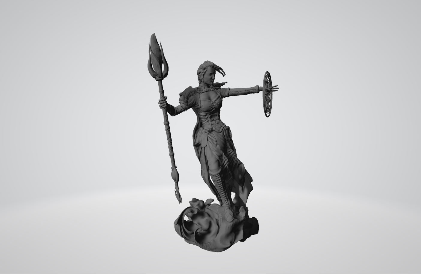 Jaina Proudmoore World of Warcraft 3D model 3D printable | CGTrader