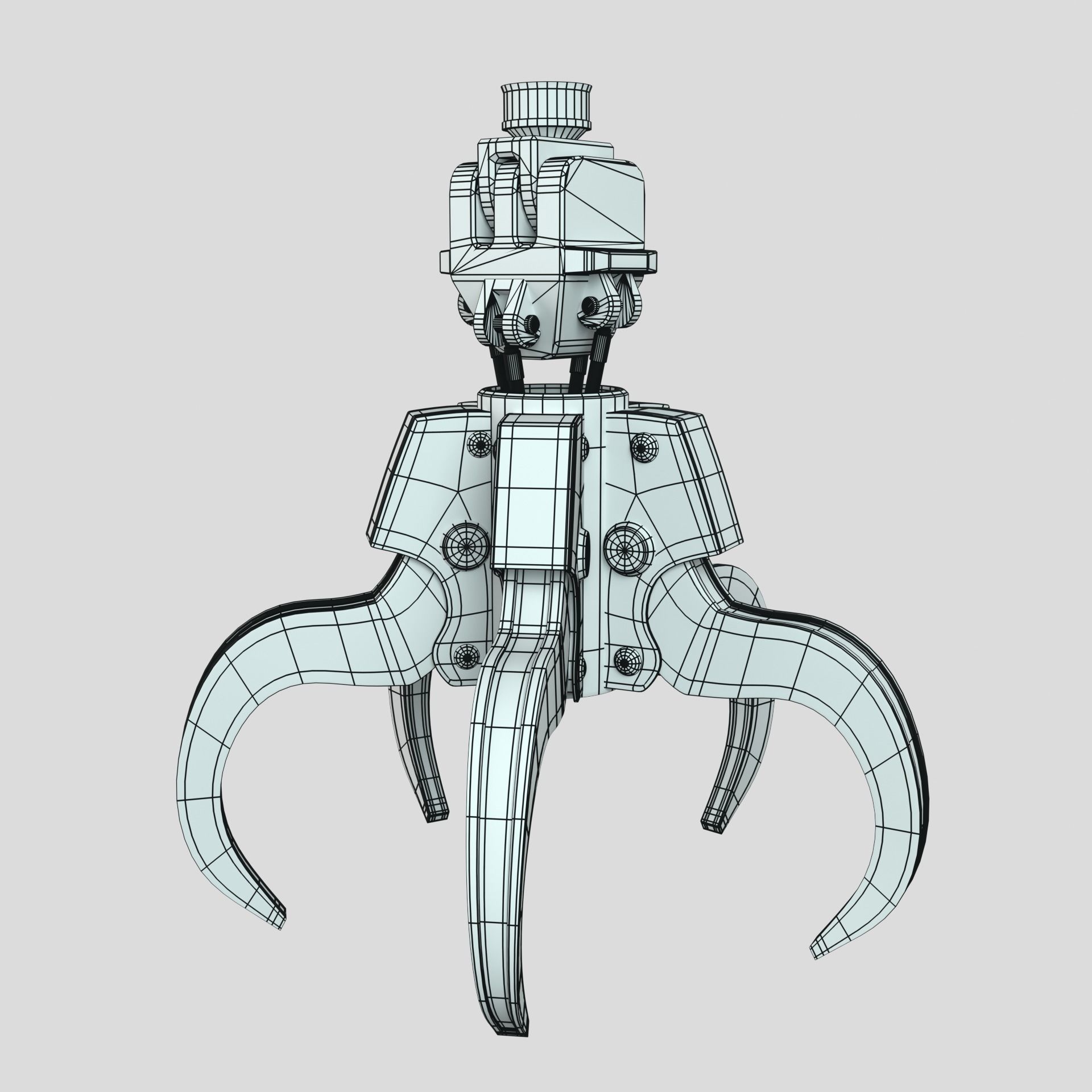 Hydraulic Grab 3D model | CGTrader