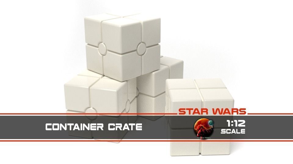 Star Wars container crate free 3D model 3D printable | CGTrader