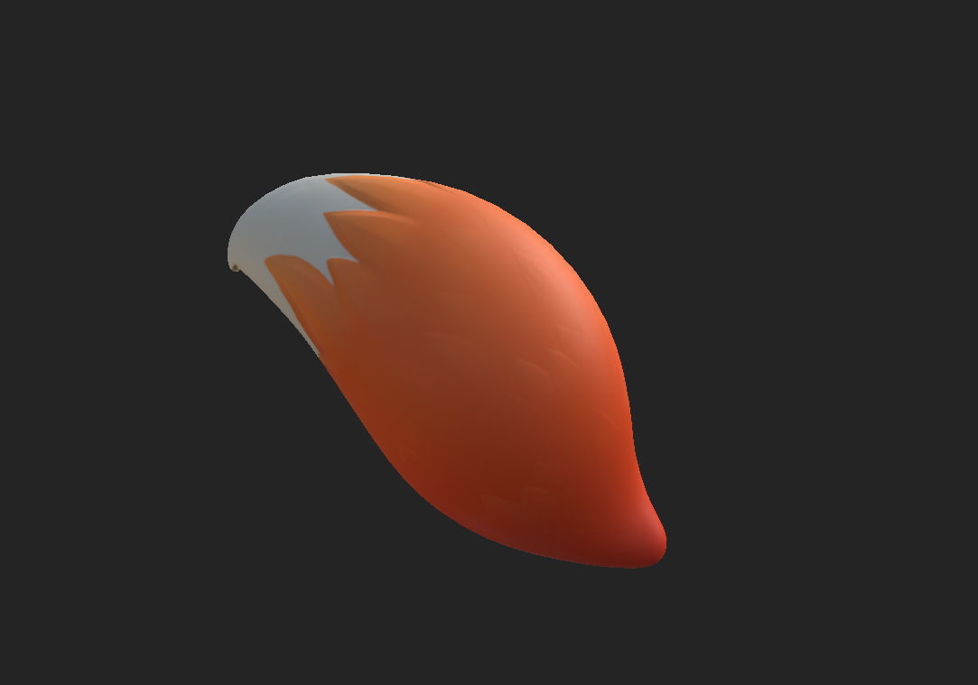 Fox Tail 3D model | CGTrader
