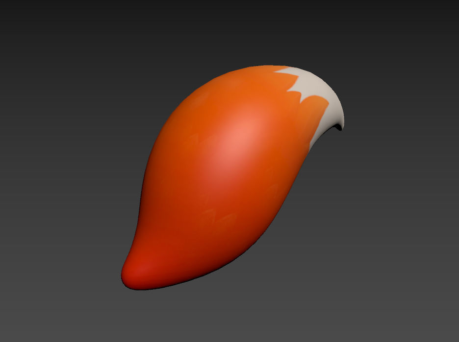 Fox Tail 3D model | CGTrader