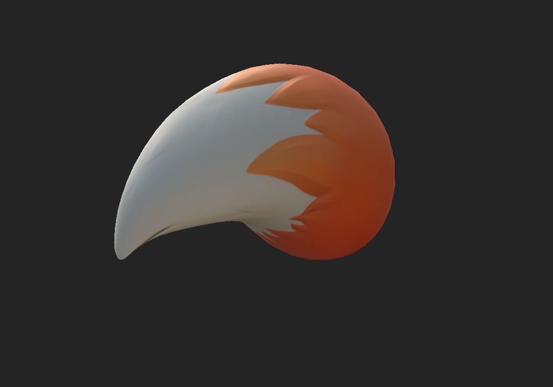 Fox Tail 3D model | CGTrader