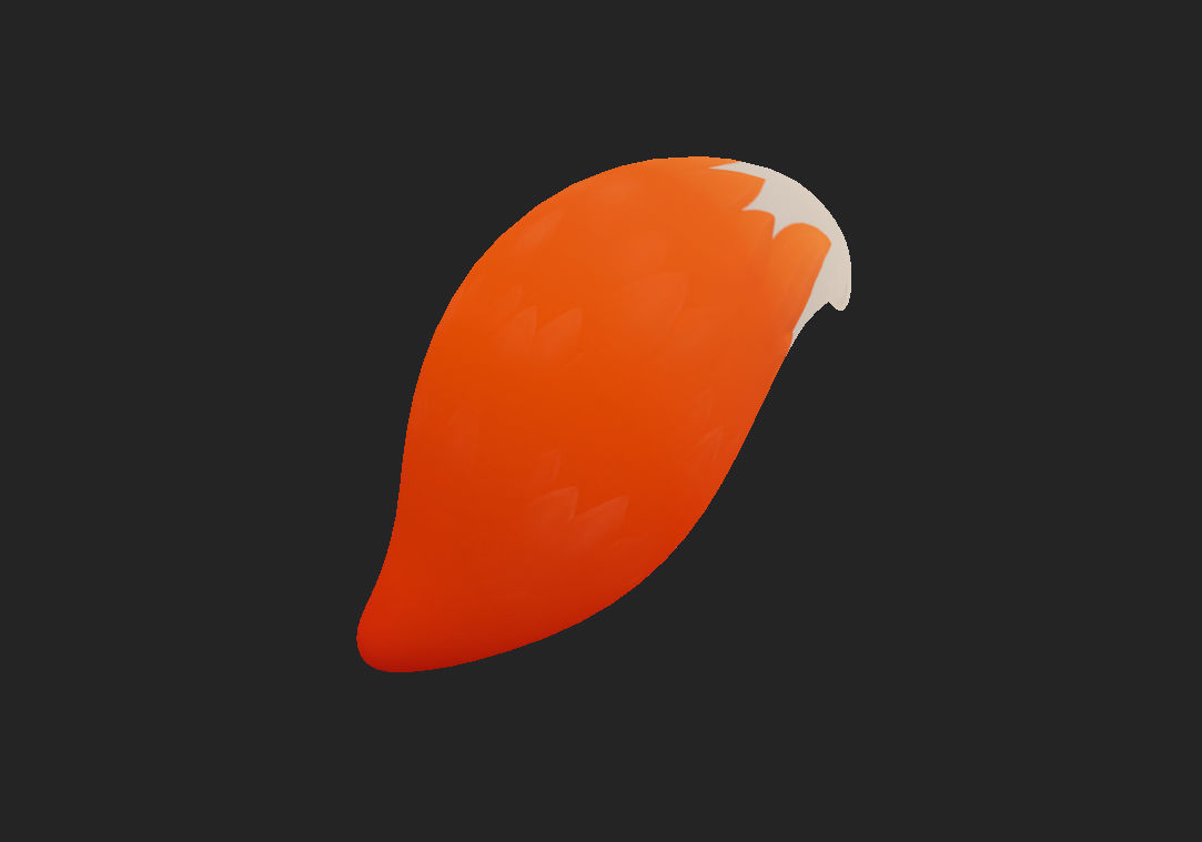 Fox Tail 3D model | CGTrader