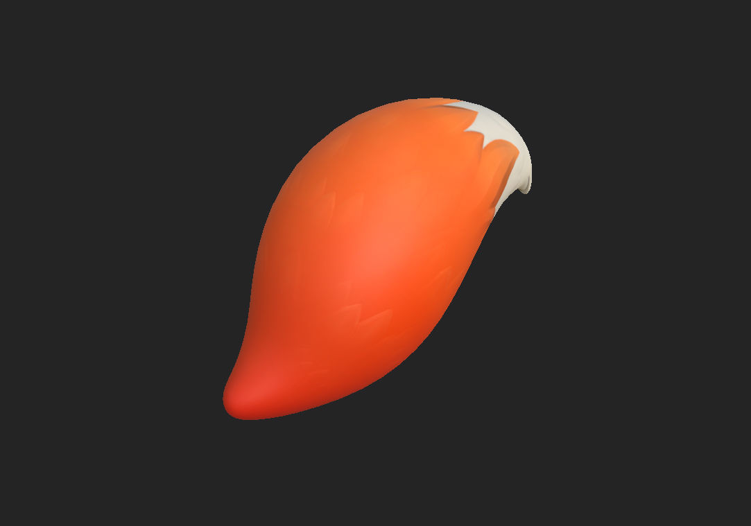 Fox Tail 3D model | CGTrader