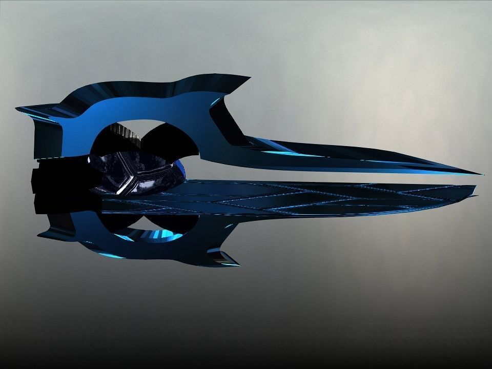 3D model Space Spear Space Ship VR / AR / low-poly | CGTrader