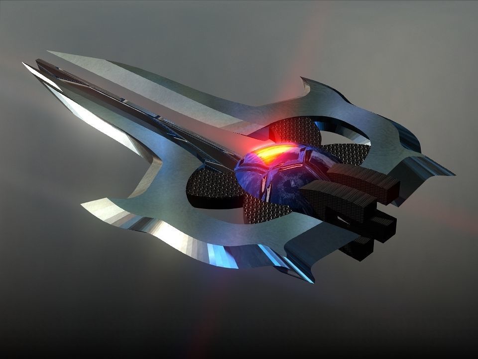 3D model Space Spear Space Ship VR / AR / low-poly | CGTrader