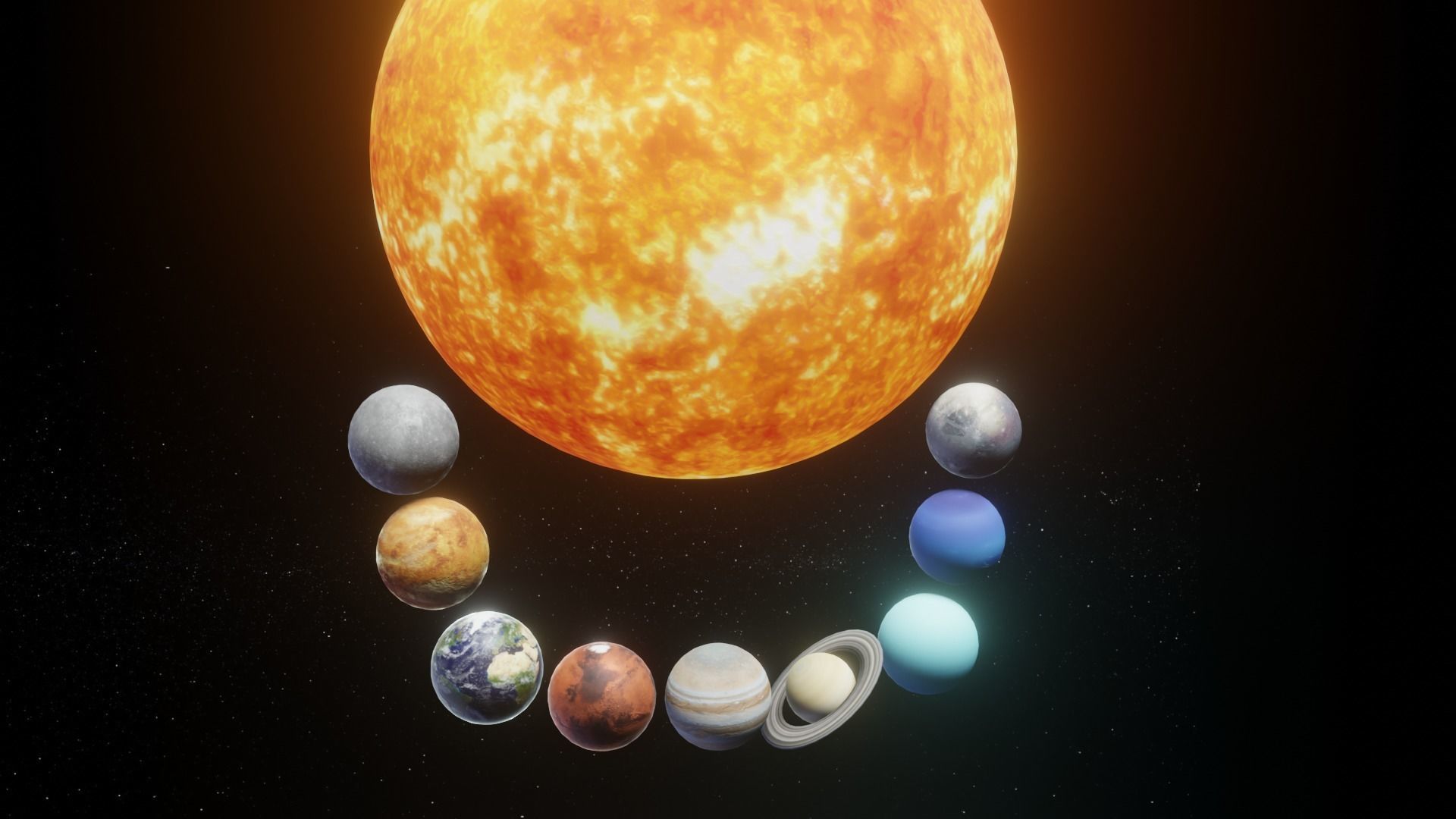 3D model Photorealistic Solar System 3D Model VR / AR / low-poly | CGTrader