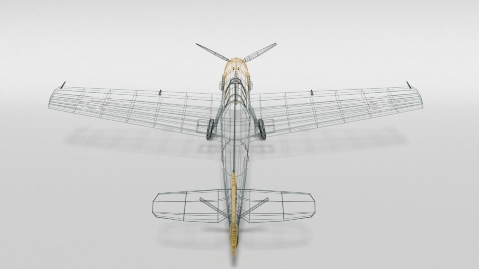 3D model Low Poly Cartoon Messerschmitt Bf 109E-3 Emil WW2 Airplane VR ...