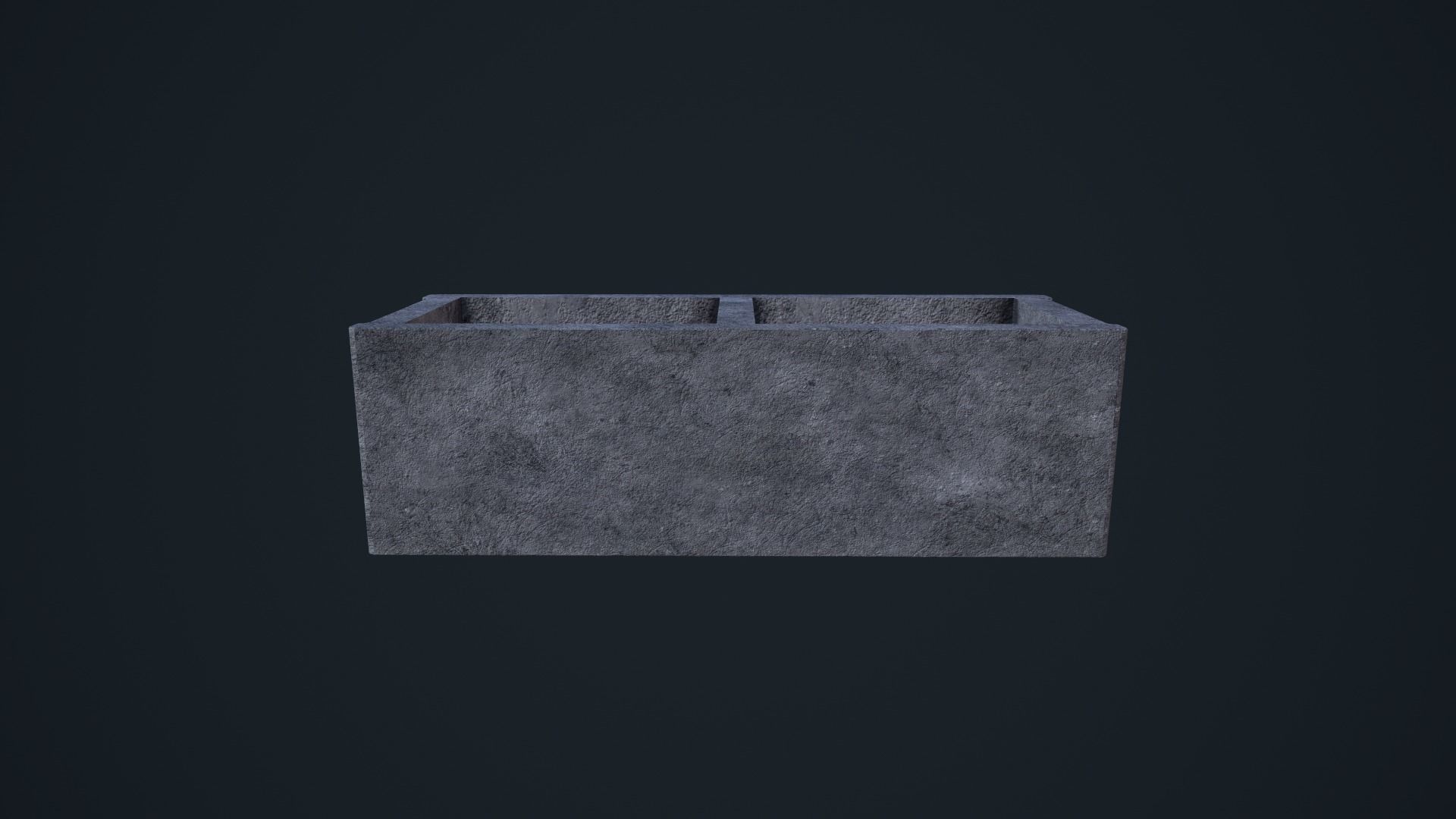 3D model Concrete Brick VR / AR / low-poly | CGTrader