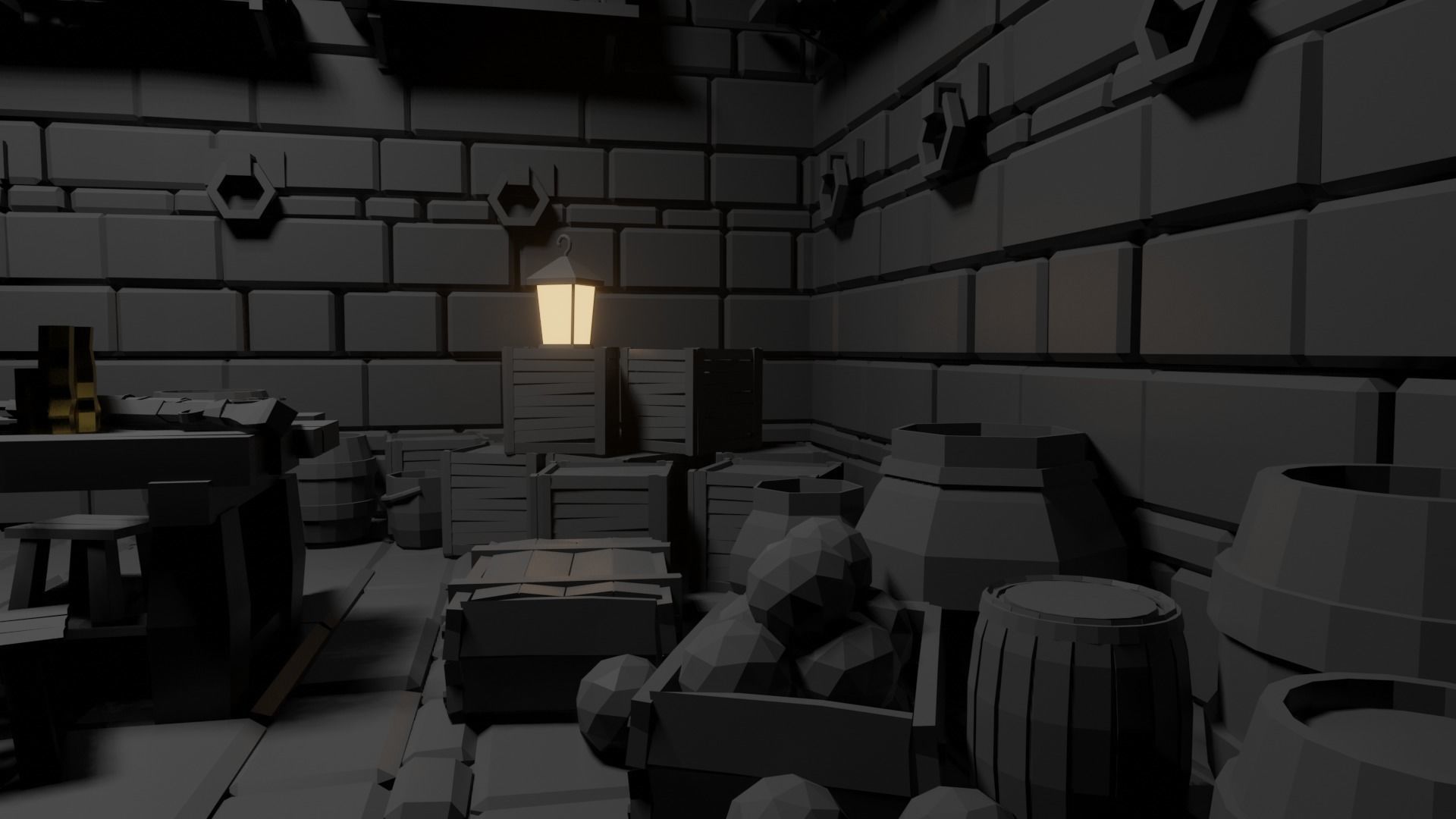 3D model Low Poly Dungeons Pirates Assets VR / AR / low-poly | CGTrader