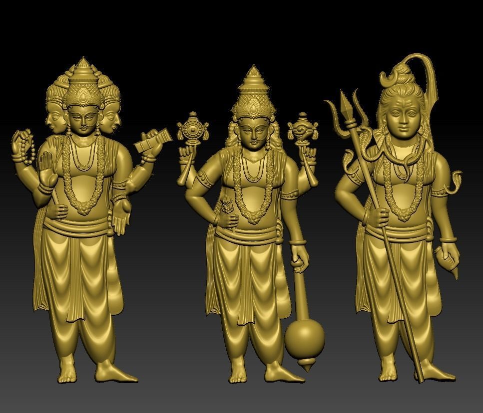 3D print model The Hindu gods | CGTrader
