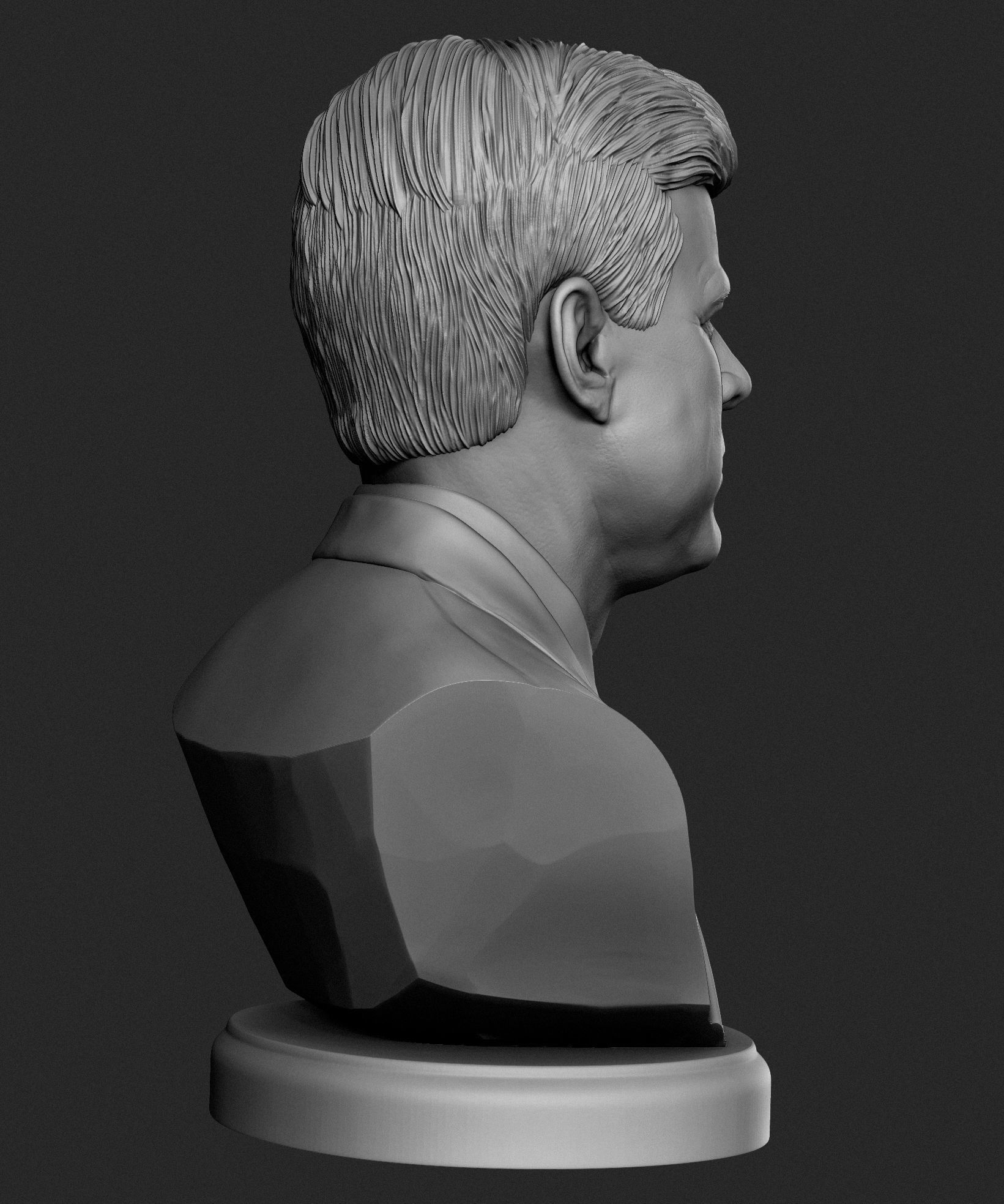 John Fitzgerald Kennedy 3D model 3D printable | CGTrader