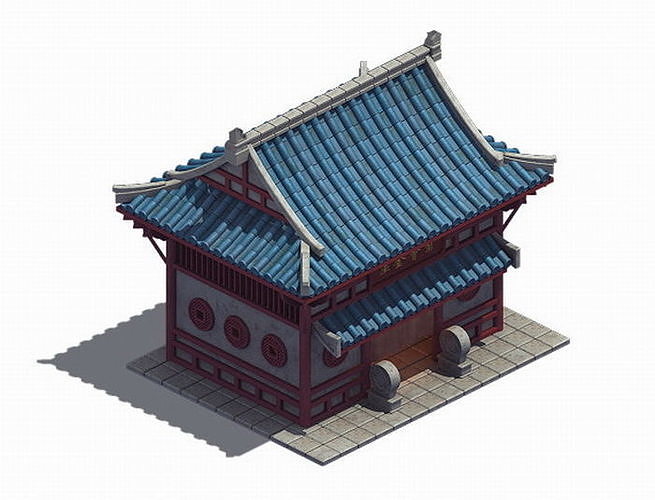 Gang - warehouse 001 3D model | CGTrader