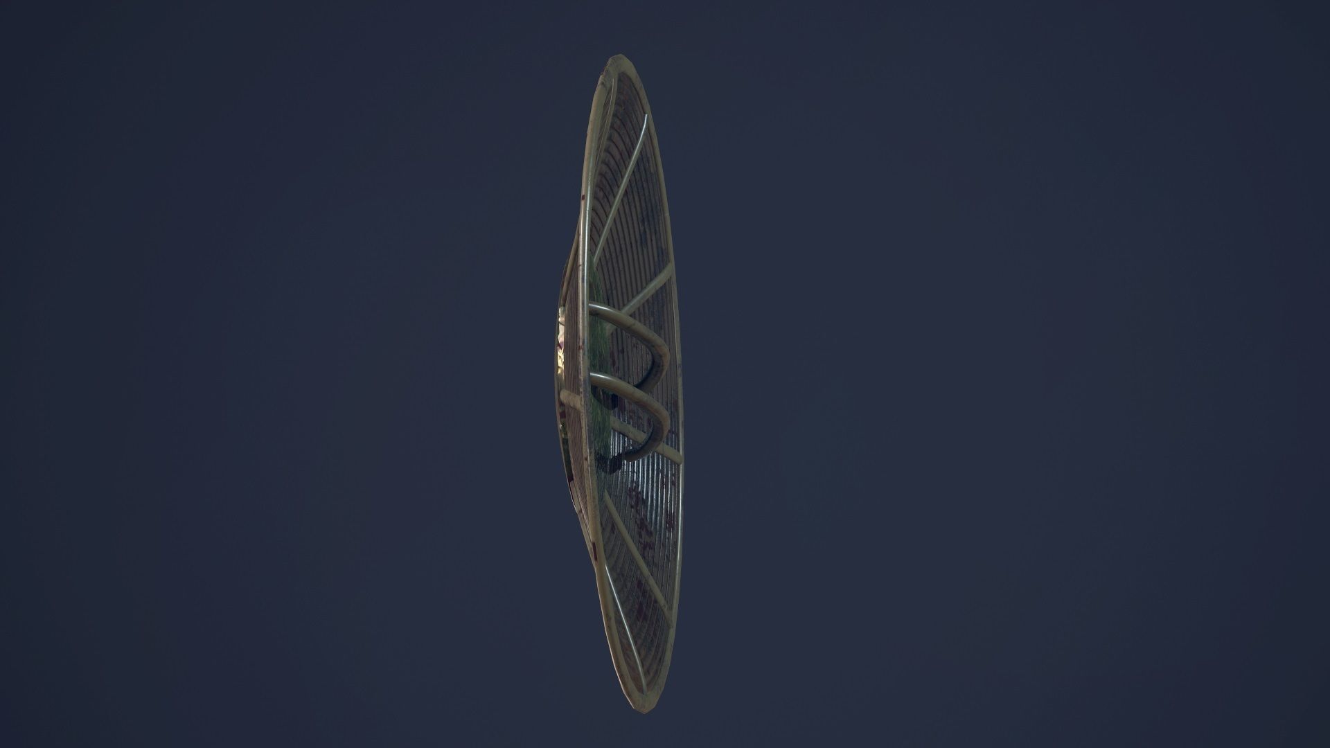 3D model Asian round shield VR / AR / low-poly | CGTrader