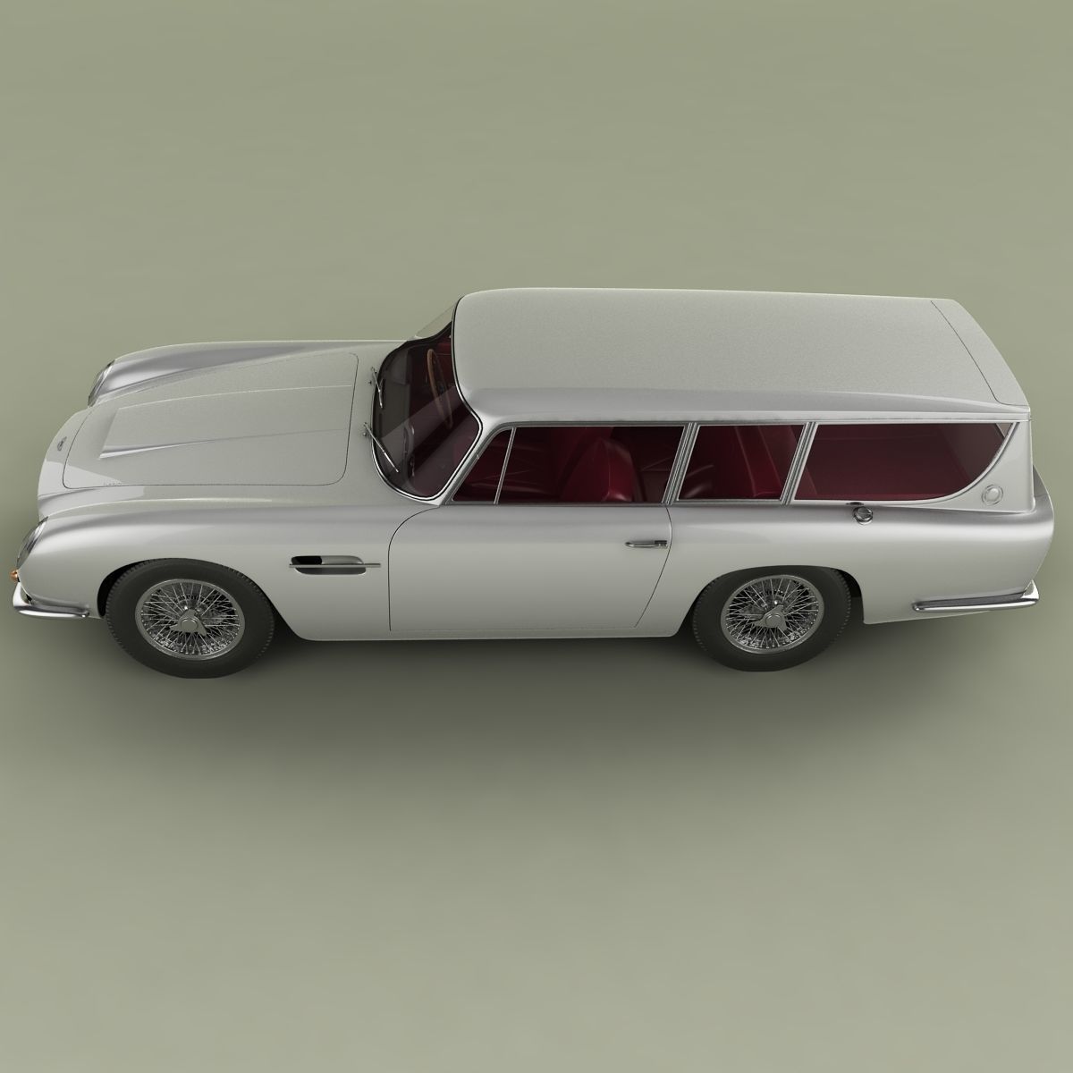 Aston Martin DB6 Shooting Brake 3D model | CGTrader