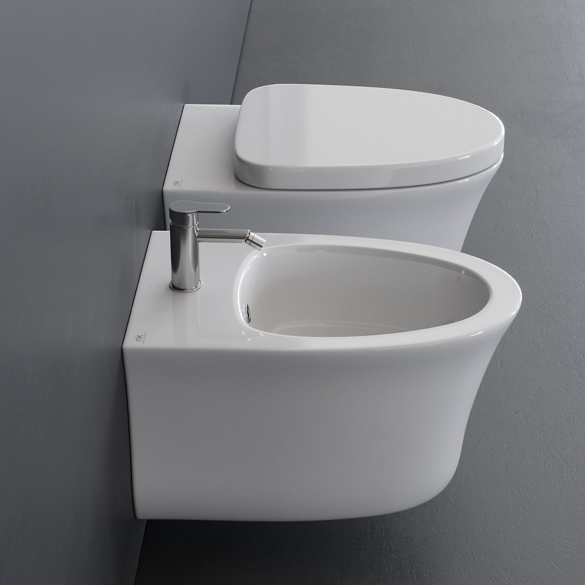 3D model Noken Hotels Wall-Hung WC VR / AR / low-poly | CGTrader