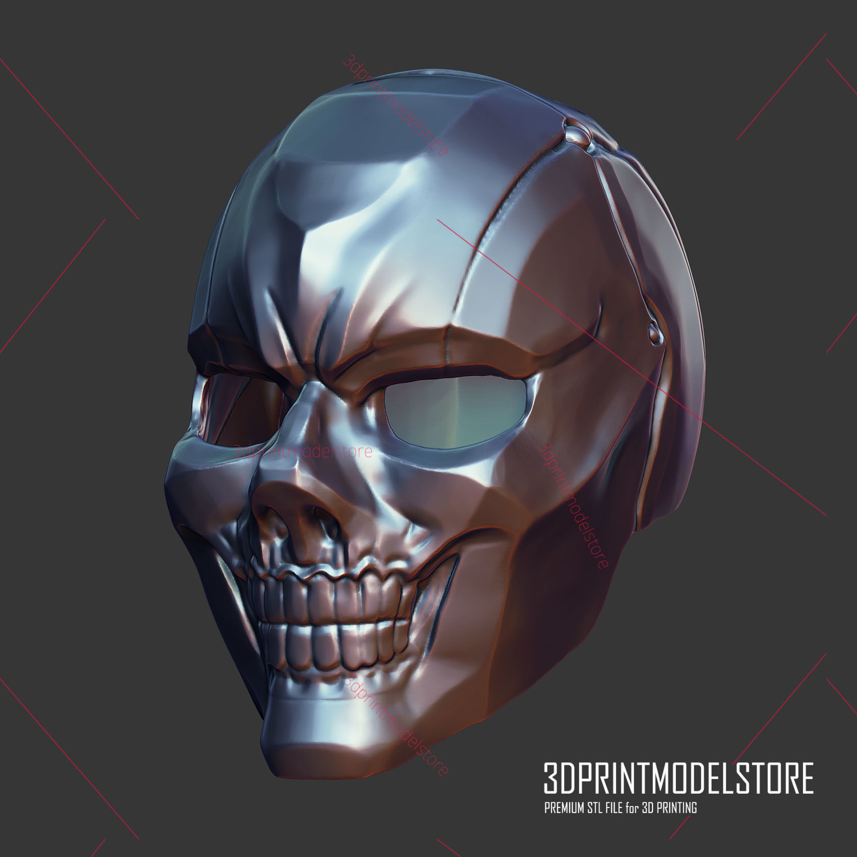 Black Mask DC Comics Cosplay and Halloween 3D model 3D printable | CGTrader