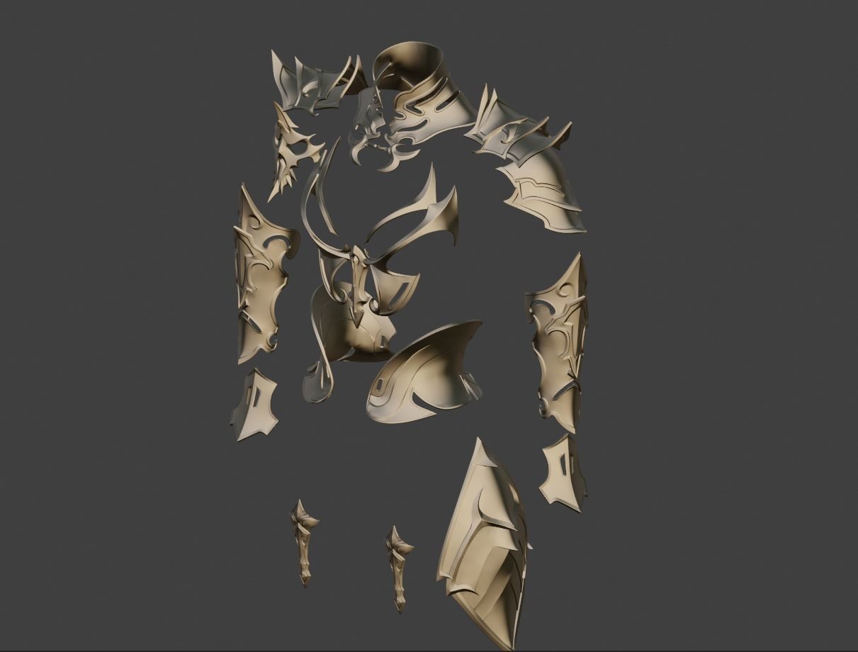 Sindel female armor from Mortal Kombat 11 3D model 3D printable | CGTrader