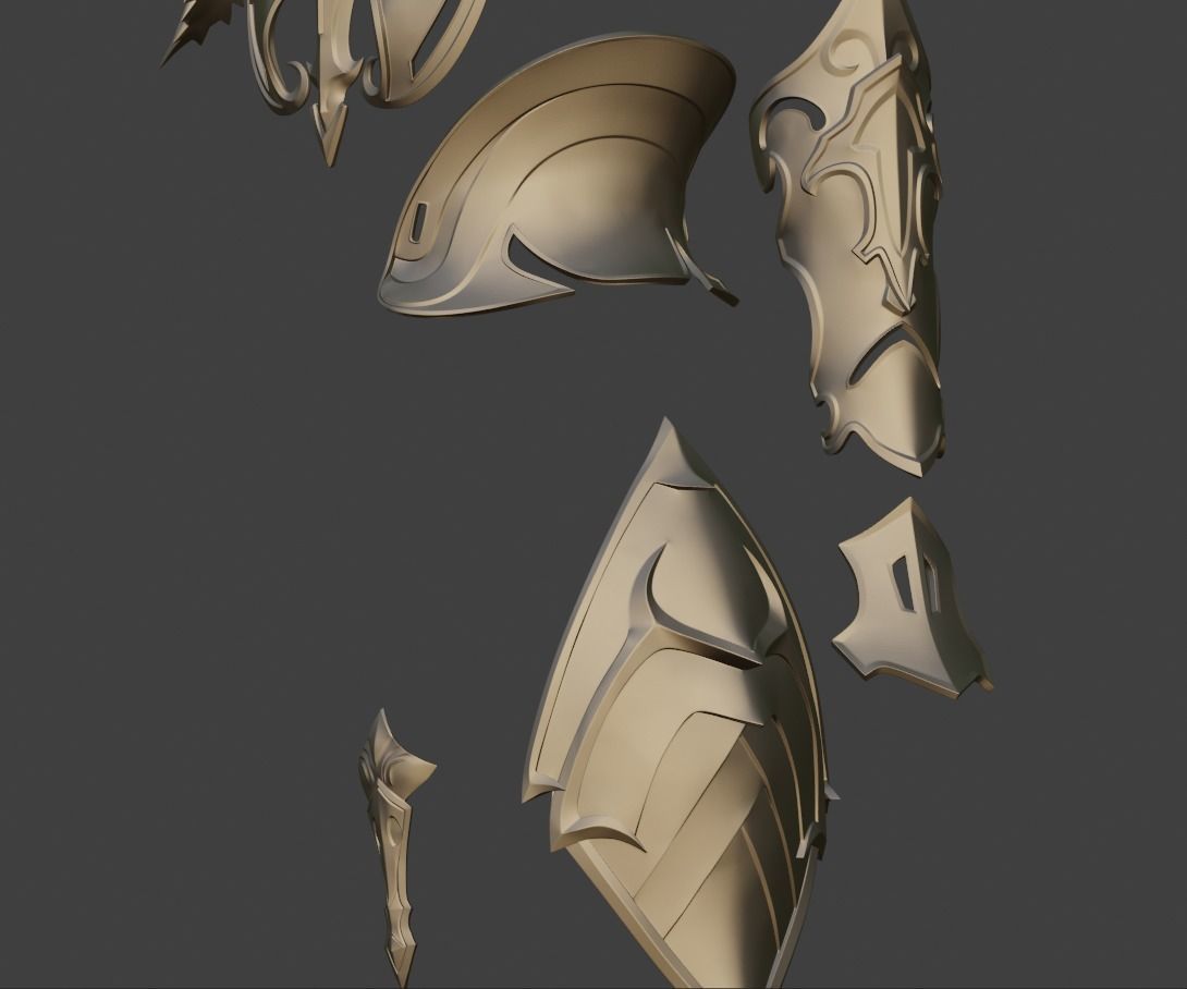 Sindel female armor from Mortal Kombat 11 3D model 3D printable | CGTrader