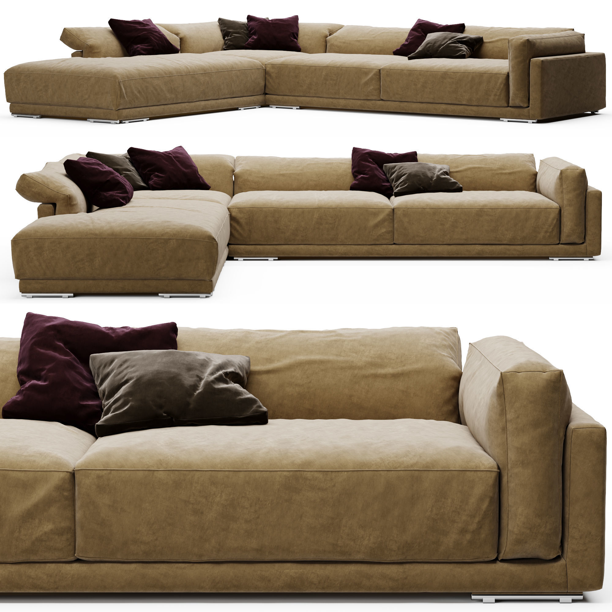 Erba Italia Spazio Sofa 3D model | CGTrader