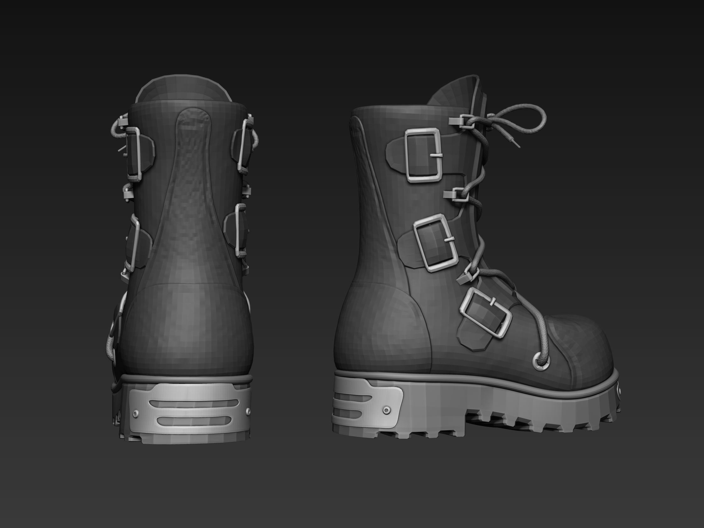 Boots - Basemesh 3D model | CGTrader