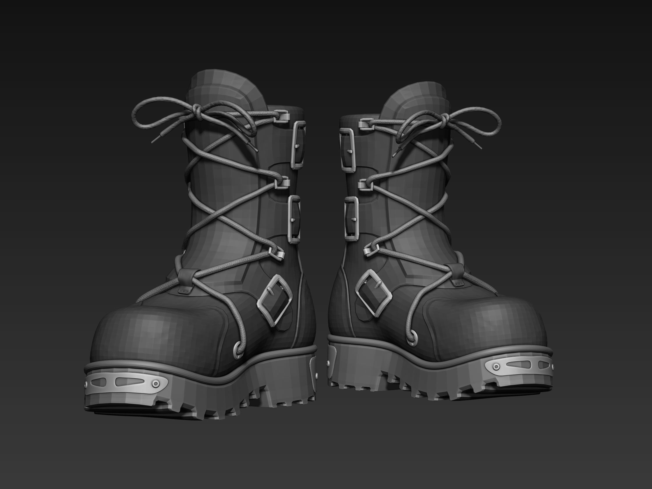 Boots - Basemesh 3D model | CGTrader