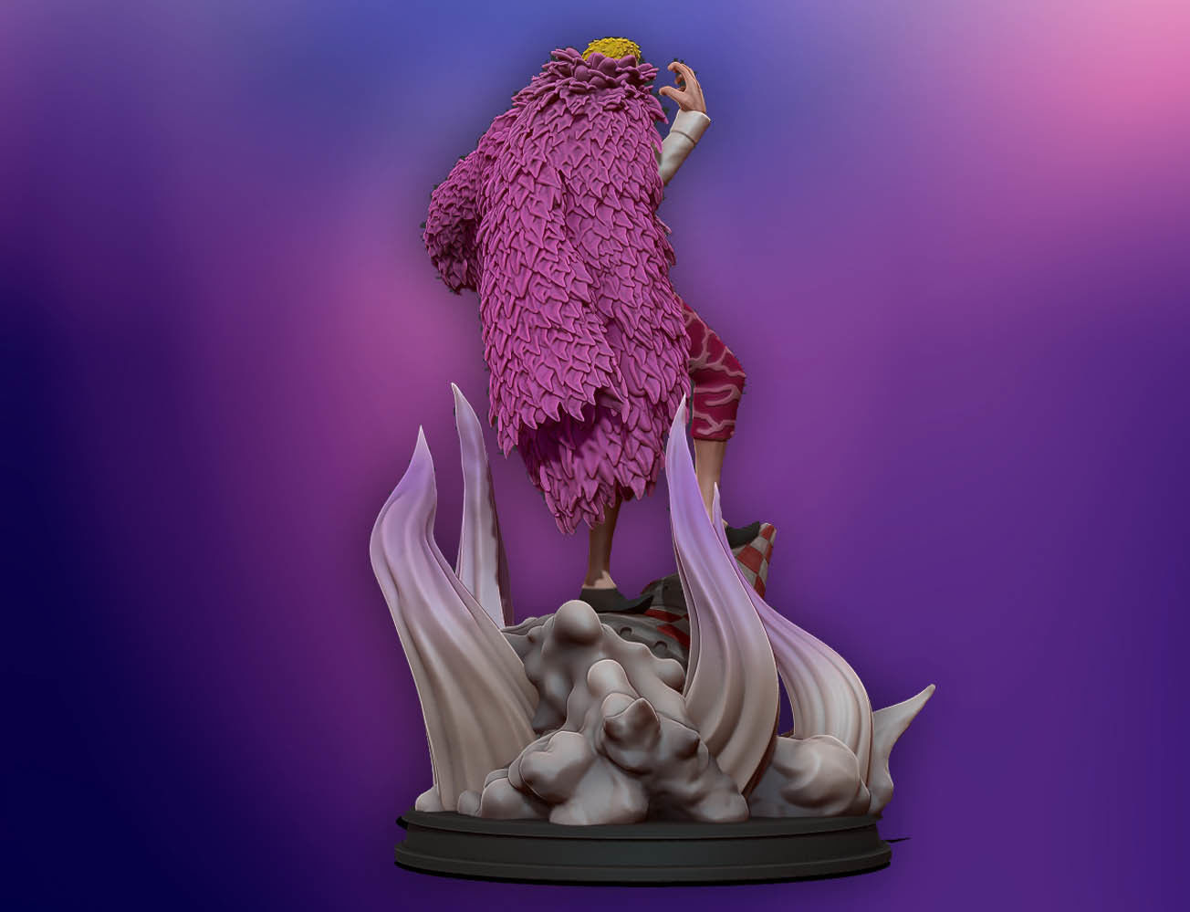 Donquixote Doflamingo 3d print statue - One Piece figurine 3D model 3D ...