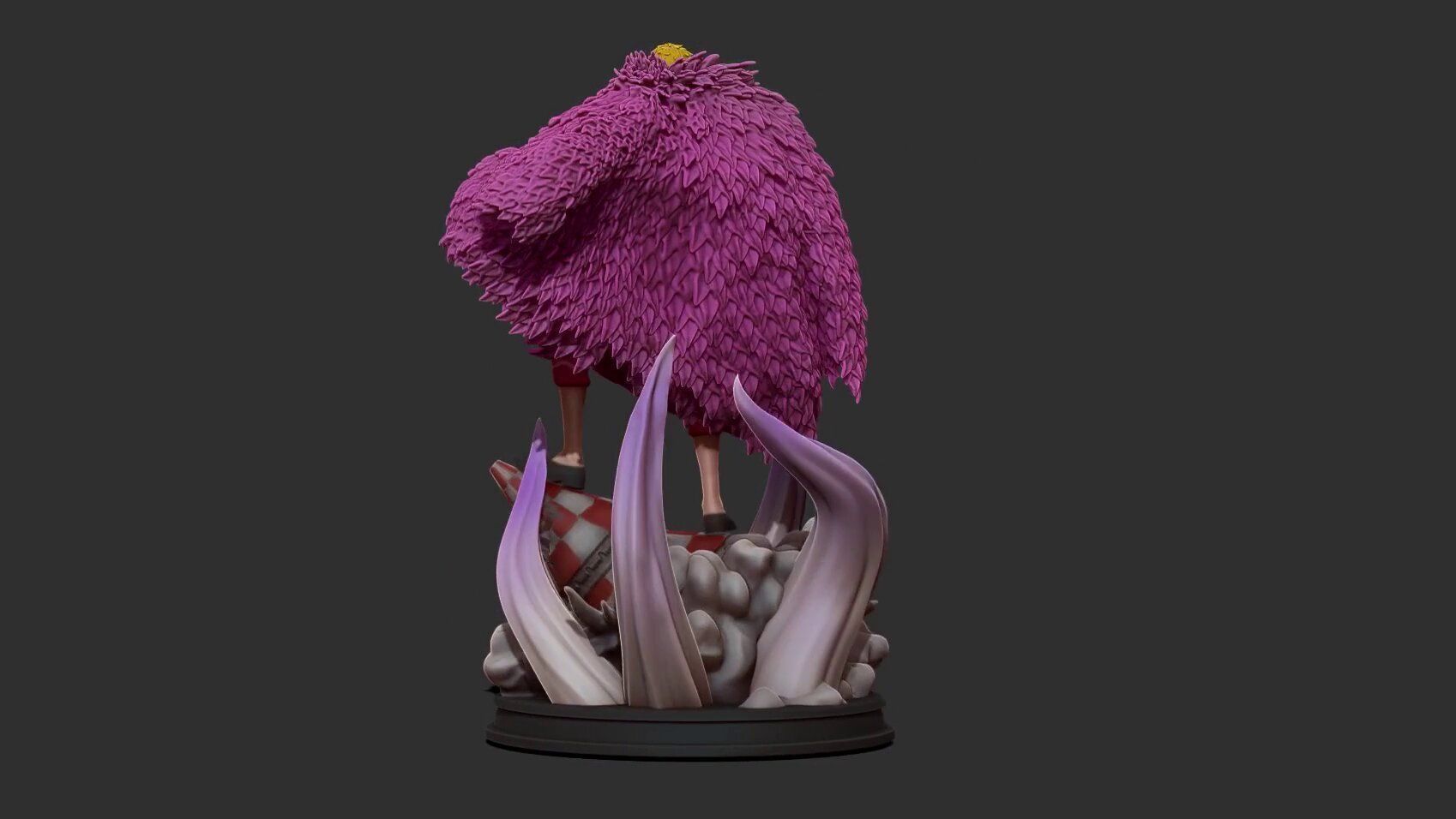 Donquixote Doflamingo 3d print statue - One Piece figurine 3D model 3D ...