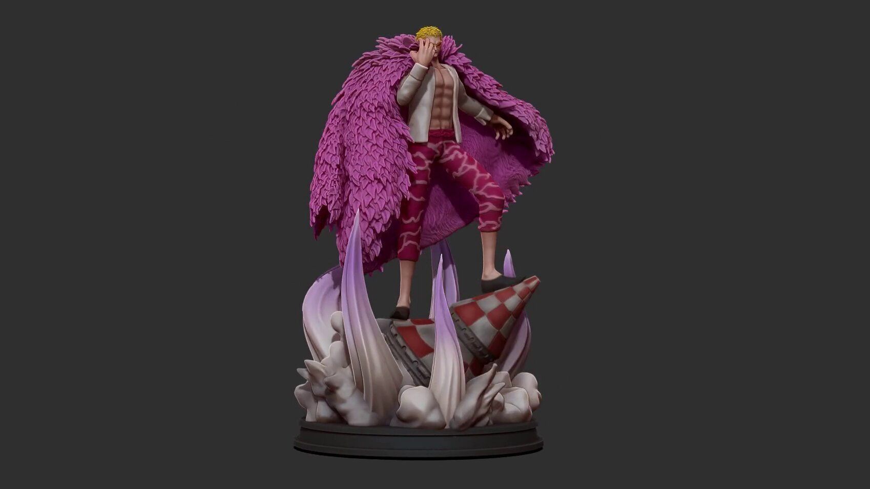 Donquixote Doflamingo 3d print statue - One Piece figurine 3D model 3D ...