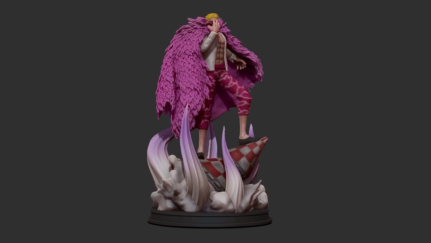 Donquixote Doflamingo 3d print statue - One Piece figurine 3D model 3D ...