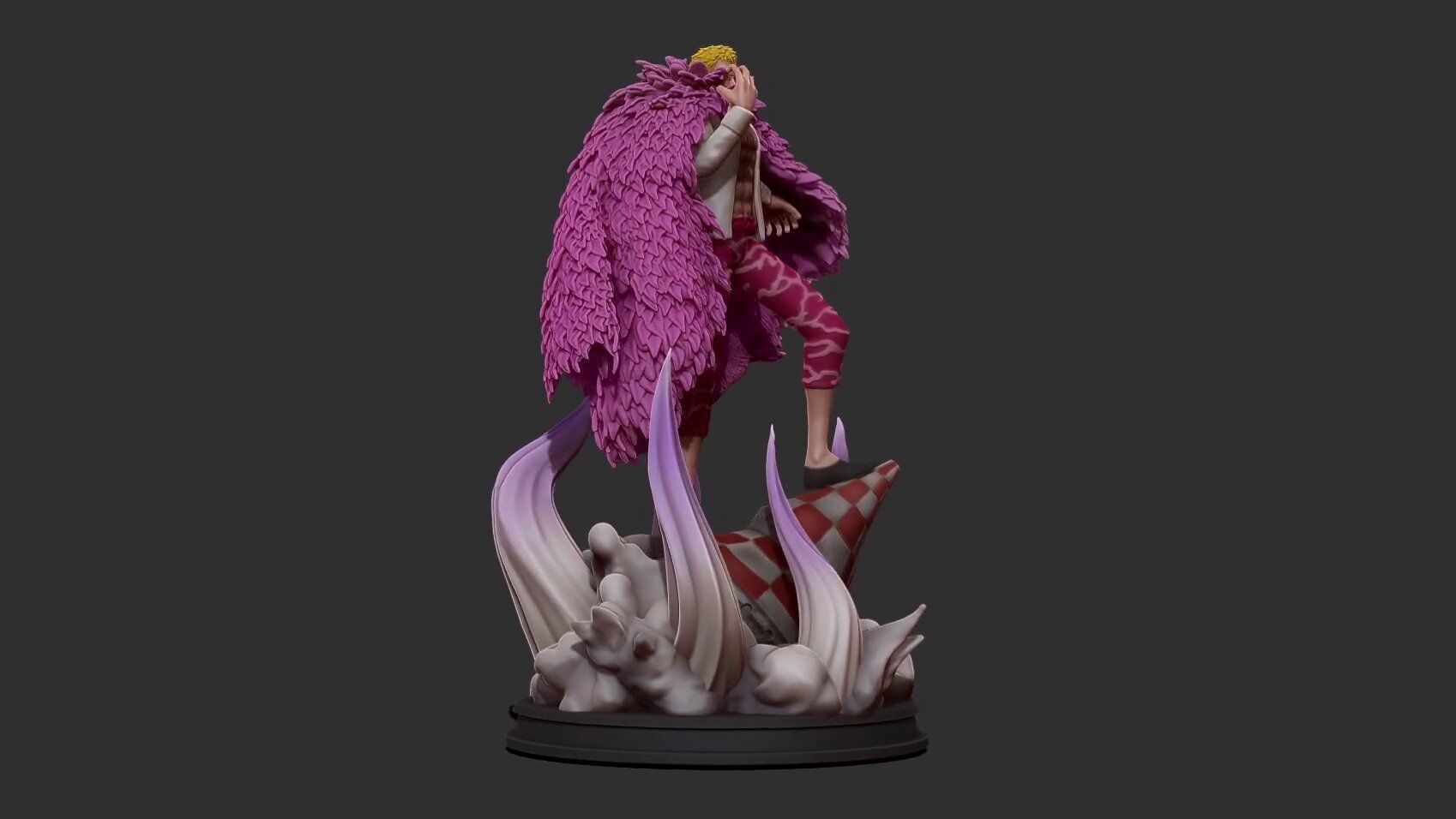 Donquixote Doflamingo 3d print statue - One Piece figurine 3D model 3D ...