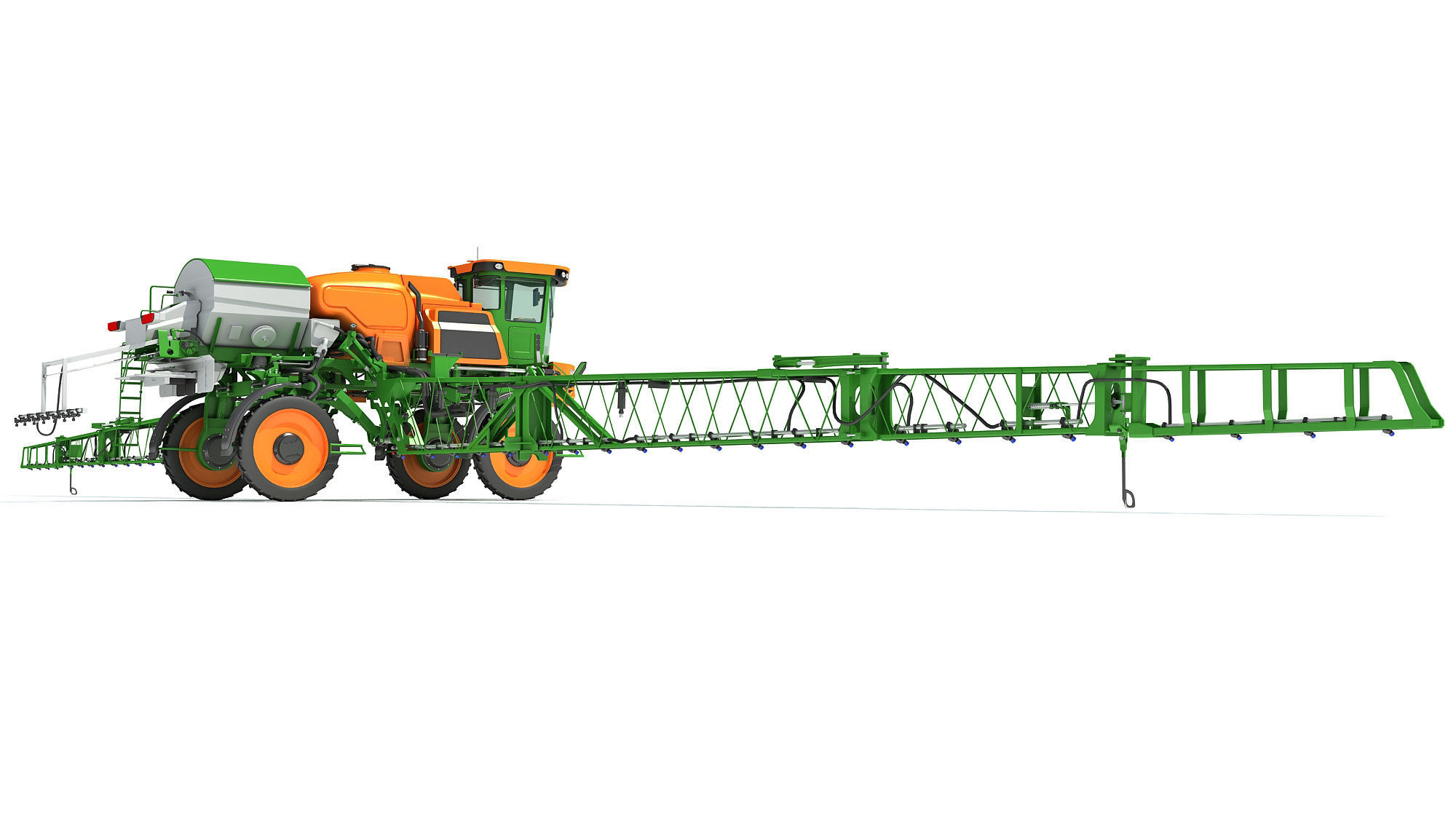 Sprayer and Spreader Machine 3D model | CGTrader
